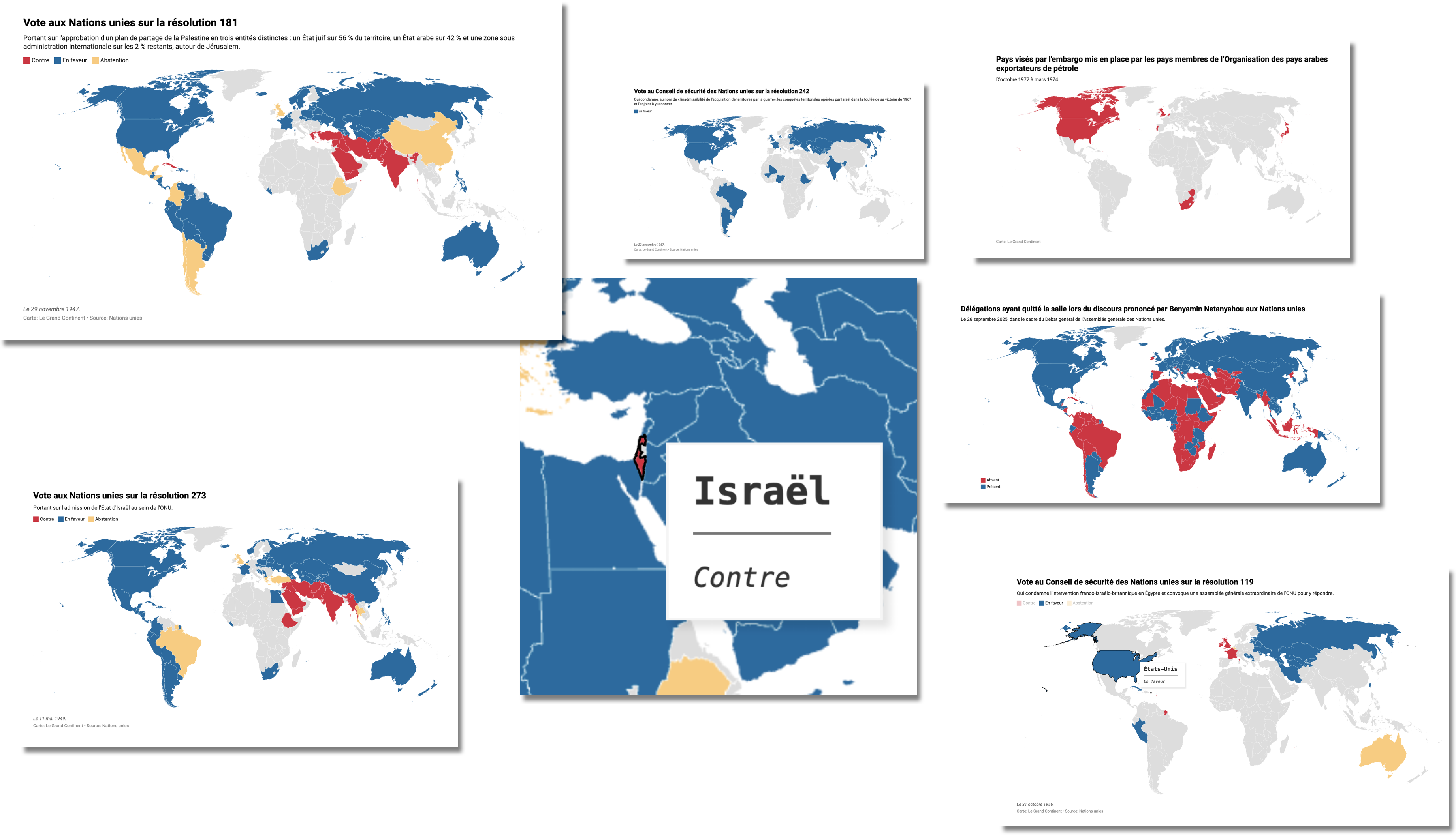 Israel a escala mundial: geopolítica de un aislamiento en 10 fechas y ...