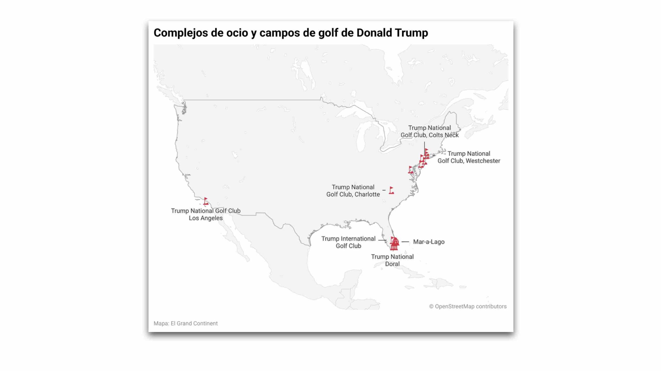 Desde su regreso a la Casa Blanca, Trump ha pasado casi un tercio de su ...