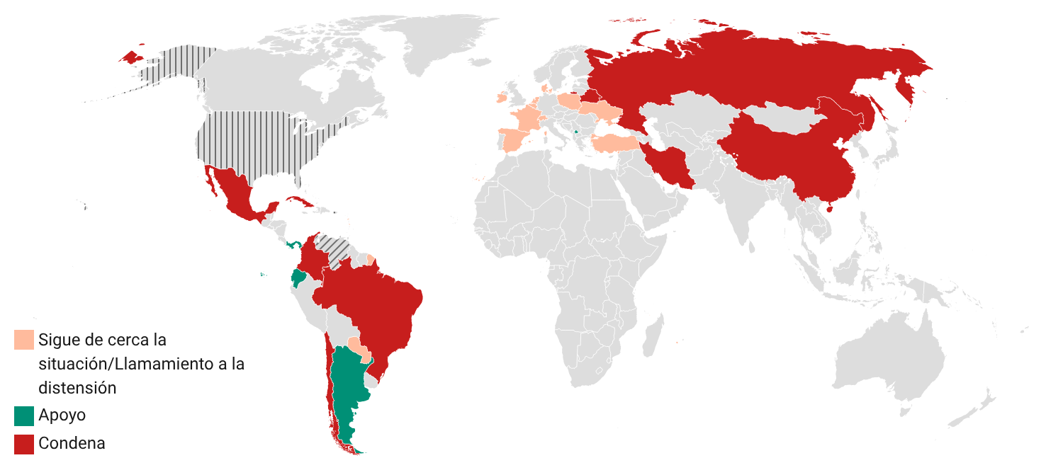 Venezuela: cartografía de las reacciones internacionales a la operación ...