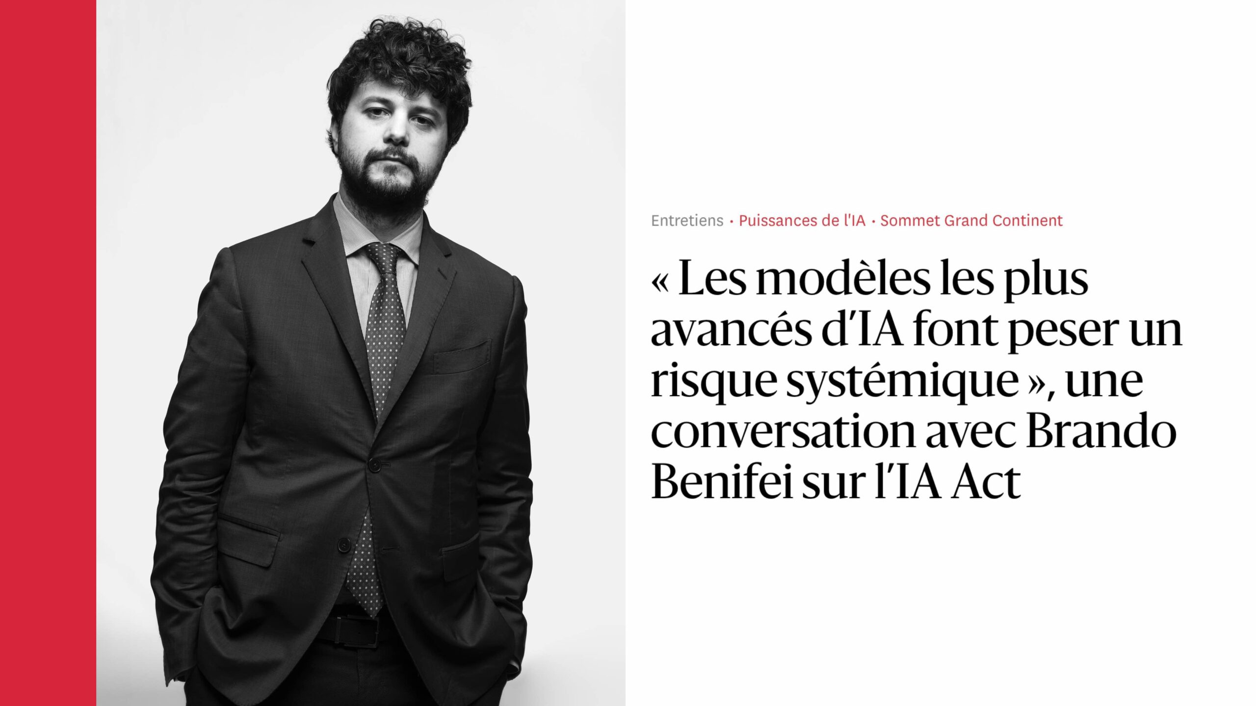 «Les modèles les plus avancés d’IA font peser un risque systémique ...