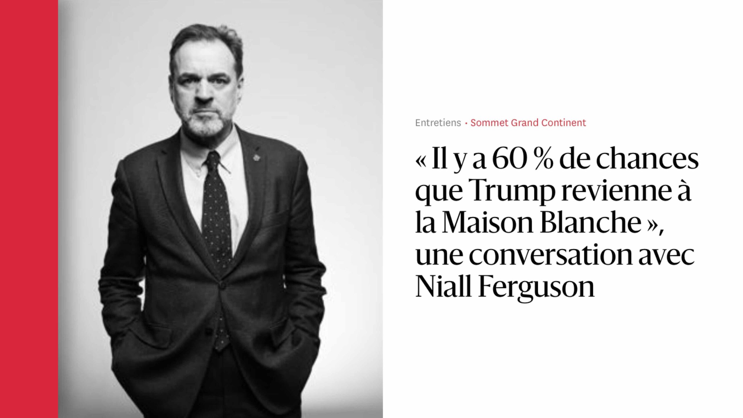«Il y a 60% de chances que Trump revienne à la Maison Blanche», une ...