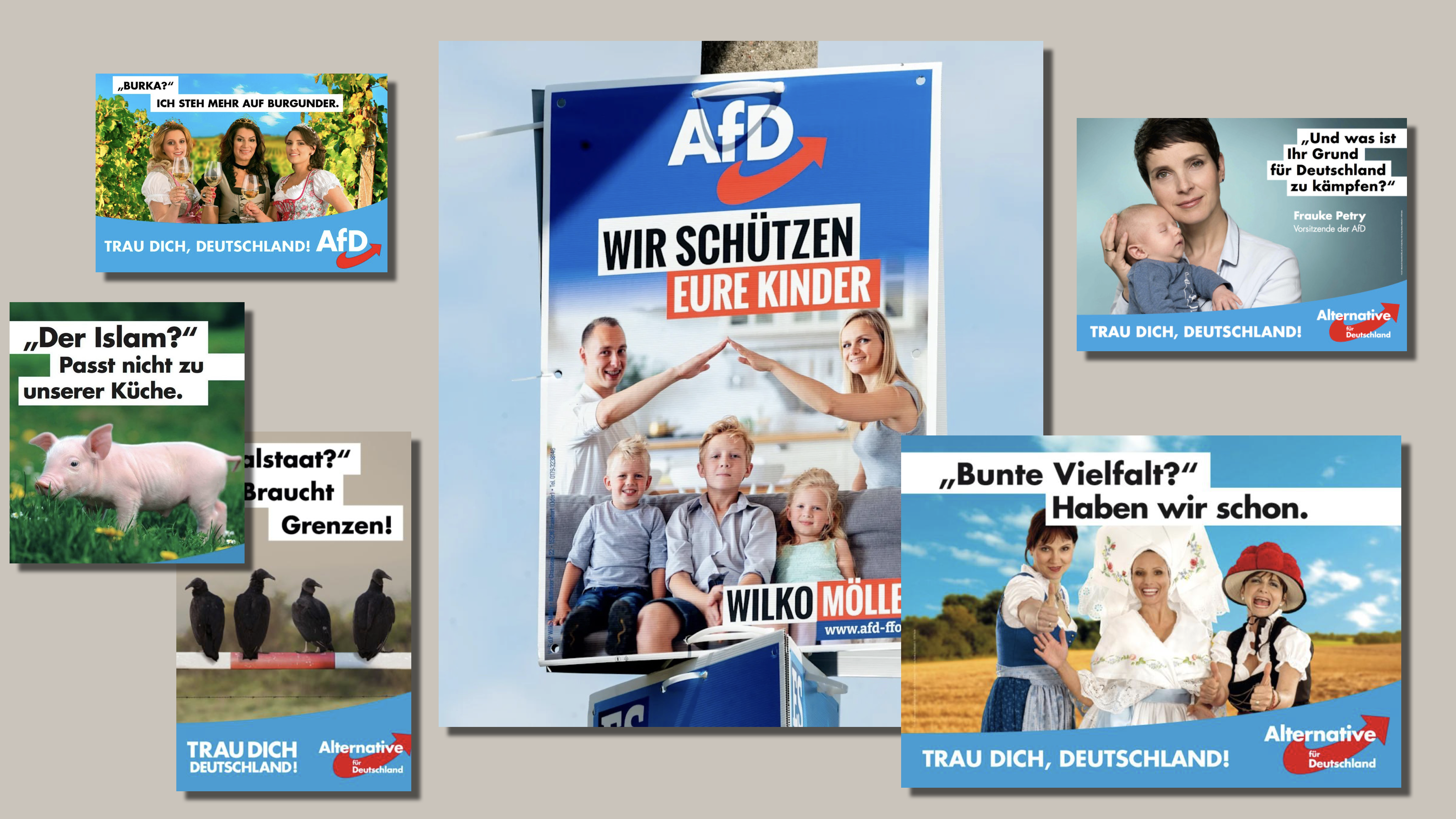 AfD : les affiches de la haine | Le Grand Continent