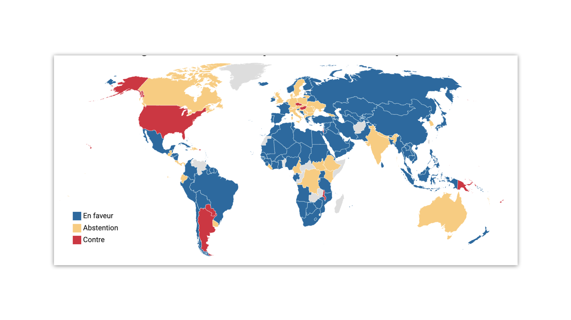 Votes au Parlement européen et à l’Assemblée de l’ONU : sur le plan ...