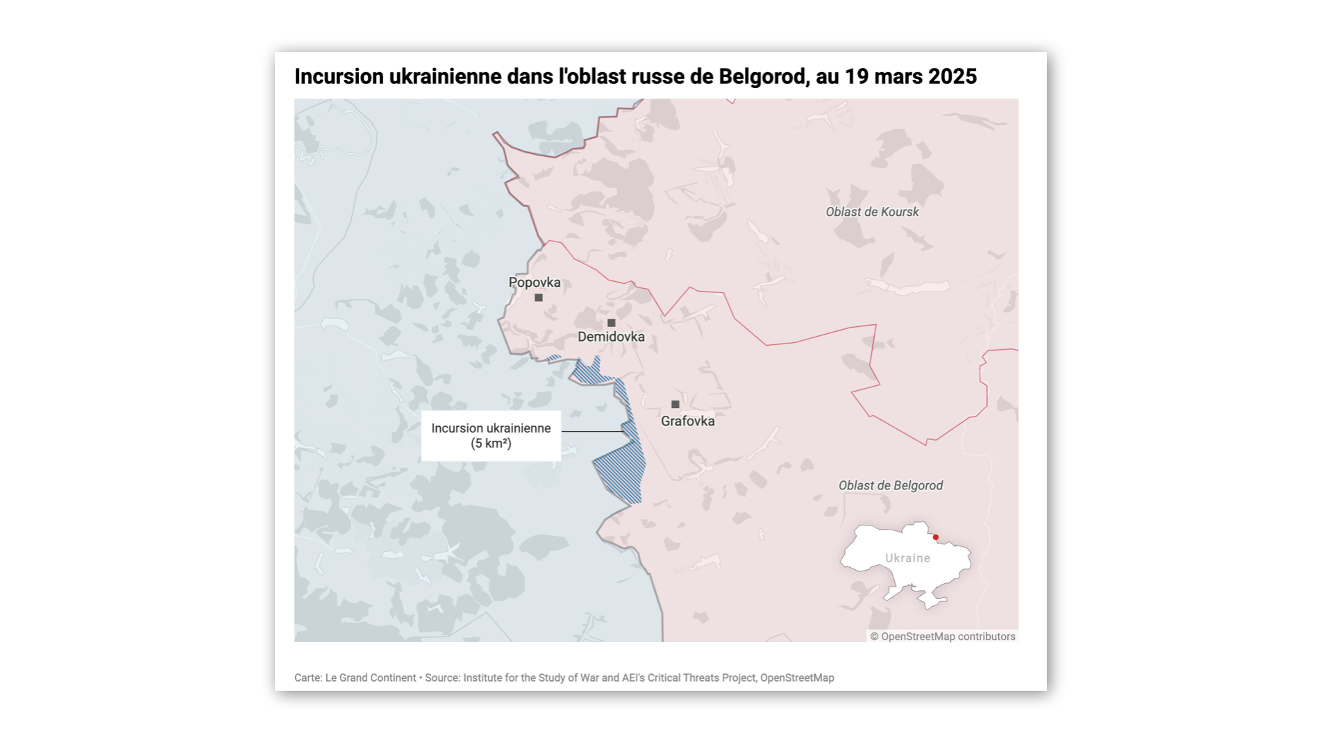 Alors qu’elle recule à Koursk, l’armée ukrainienne lance une nouvelle ...