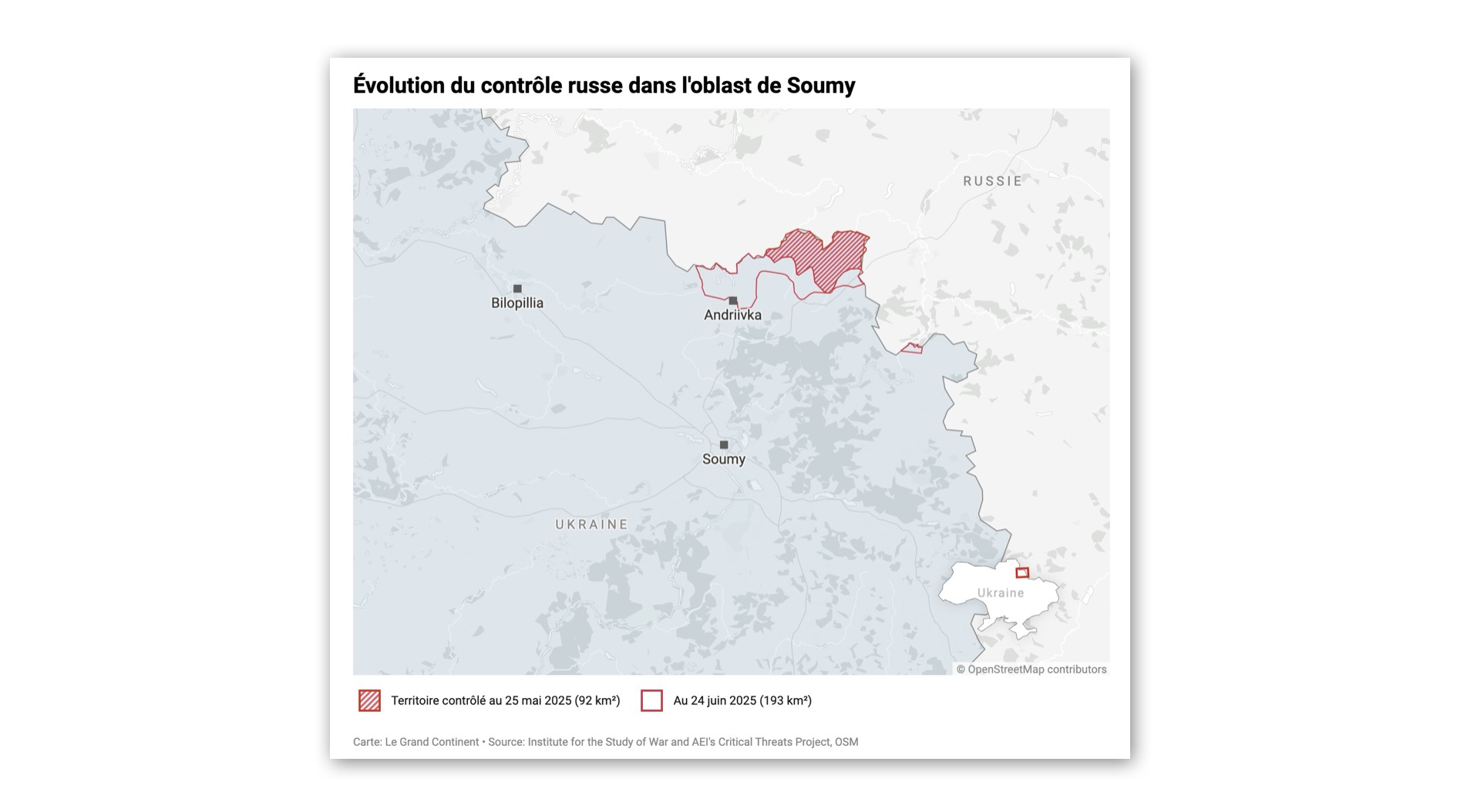 L’armée russe peut-elle encercler Soumy