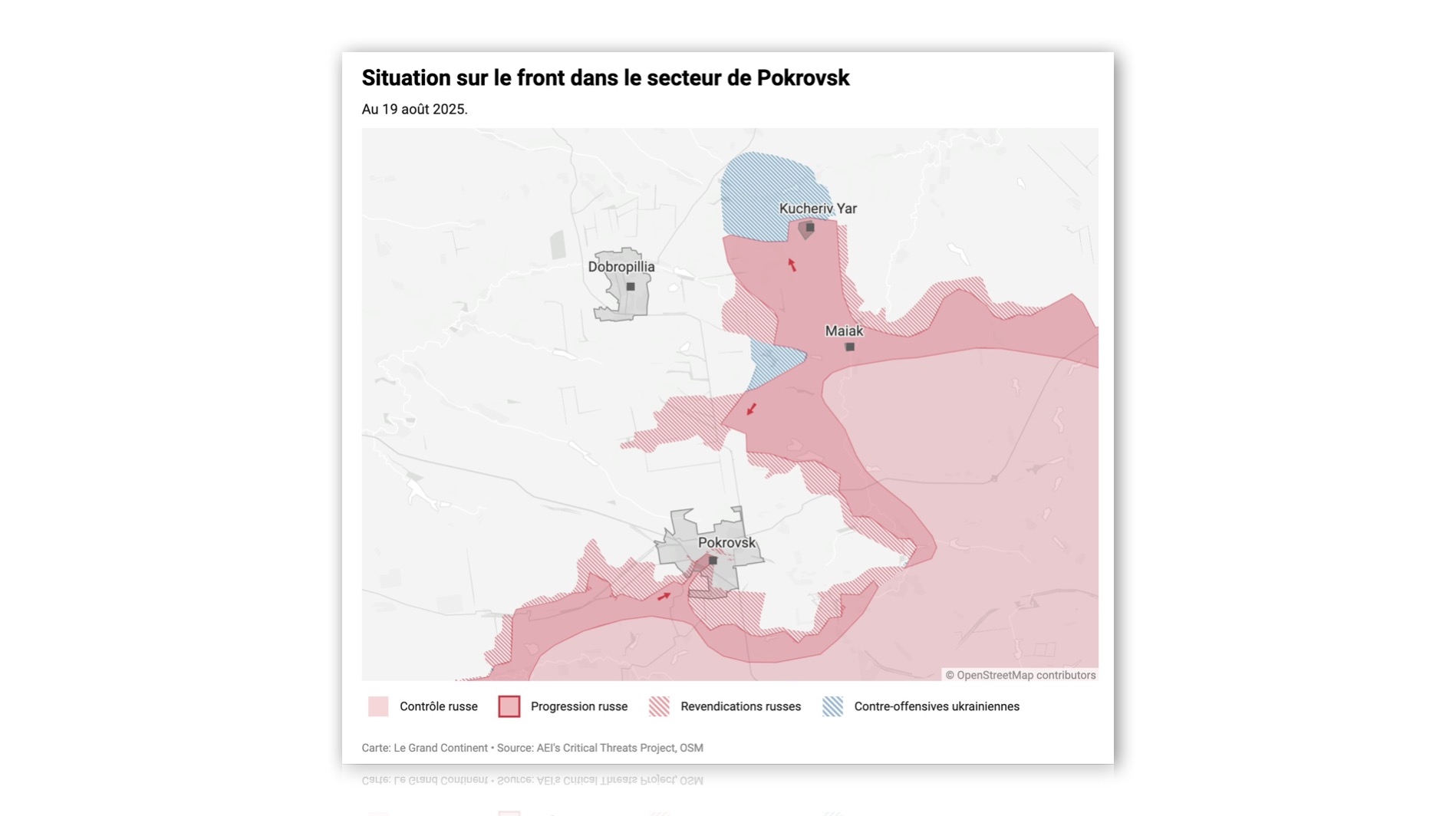Après la «percée» russe : que se passe-t-il à Dobropillia