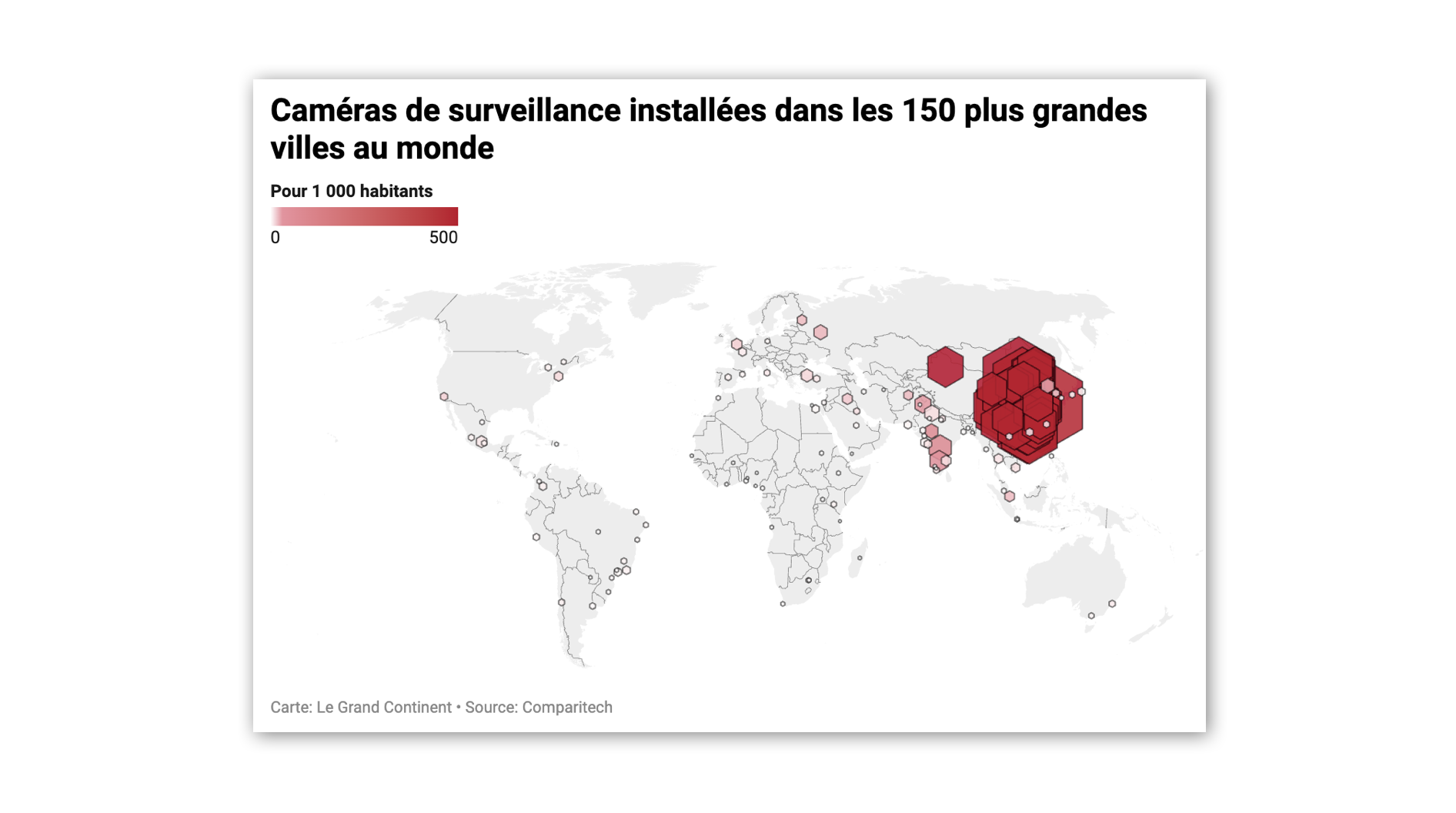 70 % des caméras de surveillance du monde sont en Chine