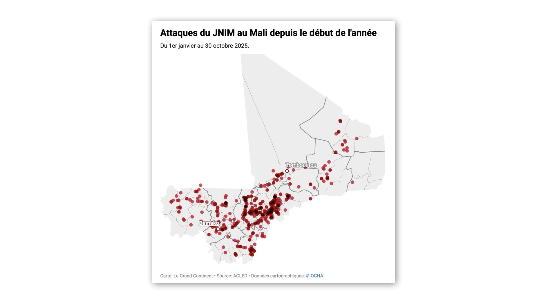 Blocus à Bamako : le JNIM veut décrédibiliser la junte et la Russie