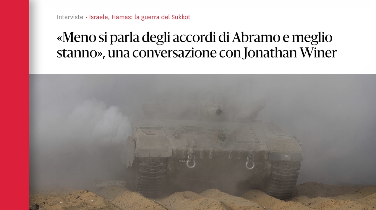 «Meno si parla degli accordi di Abramo e meglio è per loro», una ...