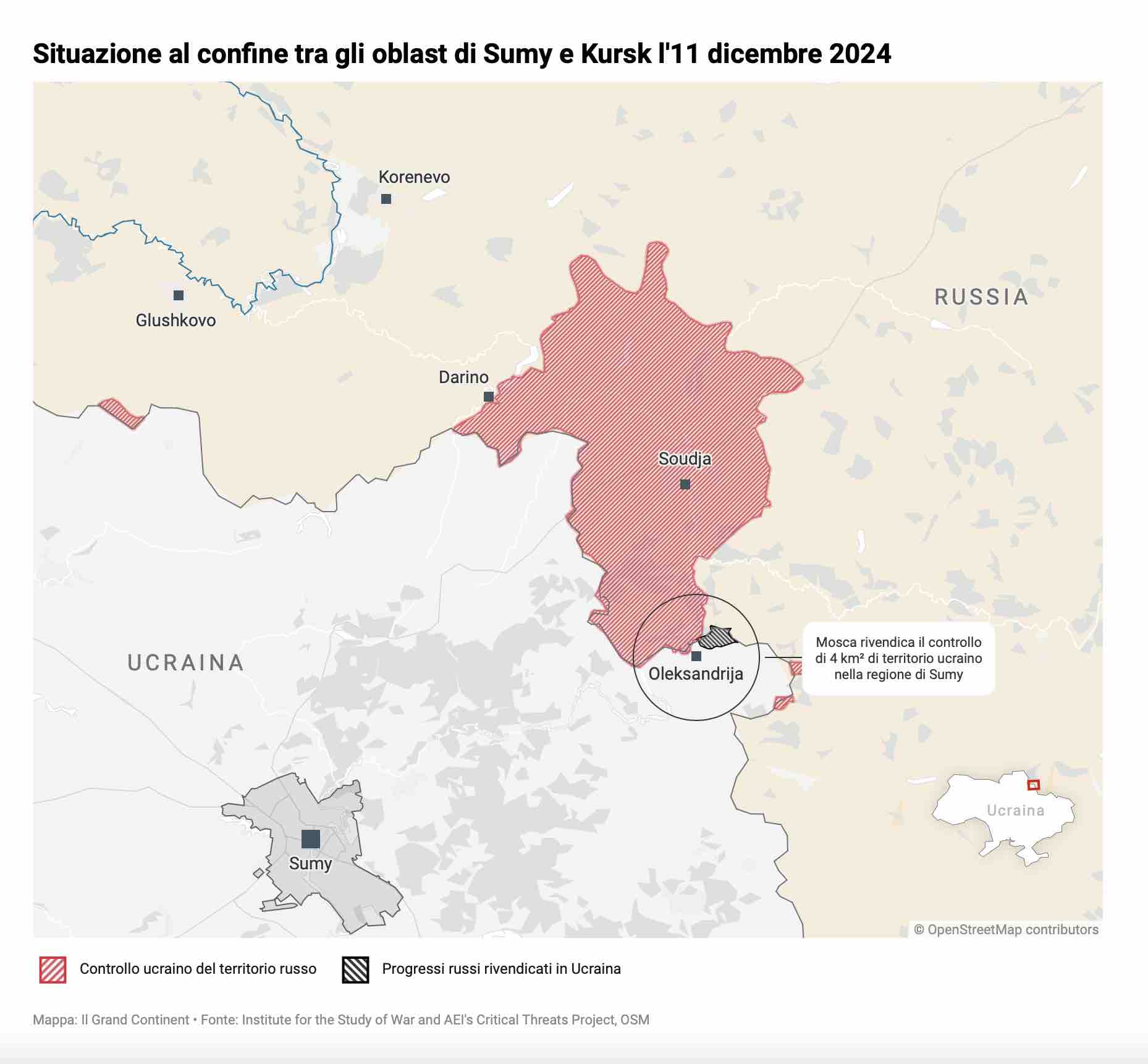 L'esercito russo sta per aprire un nuovo fronte nell'oblast di Sumy ...